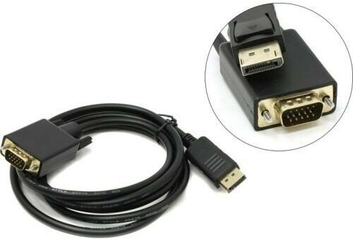 Vcom кабели CG607-1.8M Кабель-переходник DP --> VGA M M 1,8м