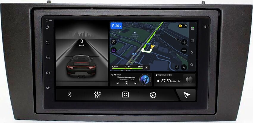 Штатная магнитола Jaguar X-Type, S-Type 1998-2008 (черная) Canbox M-Line 9864-RP-11-154-293 Android 10 (4G-SIM, 4/64, DSP, QLed)