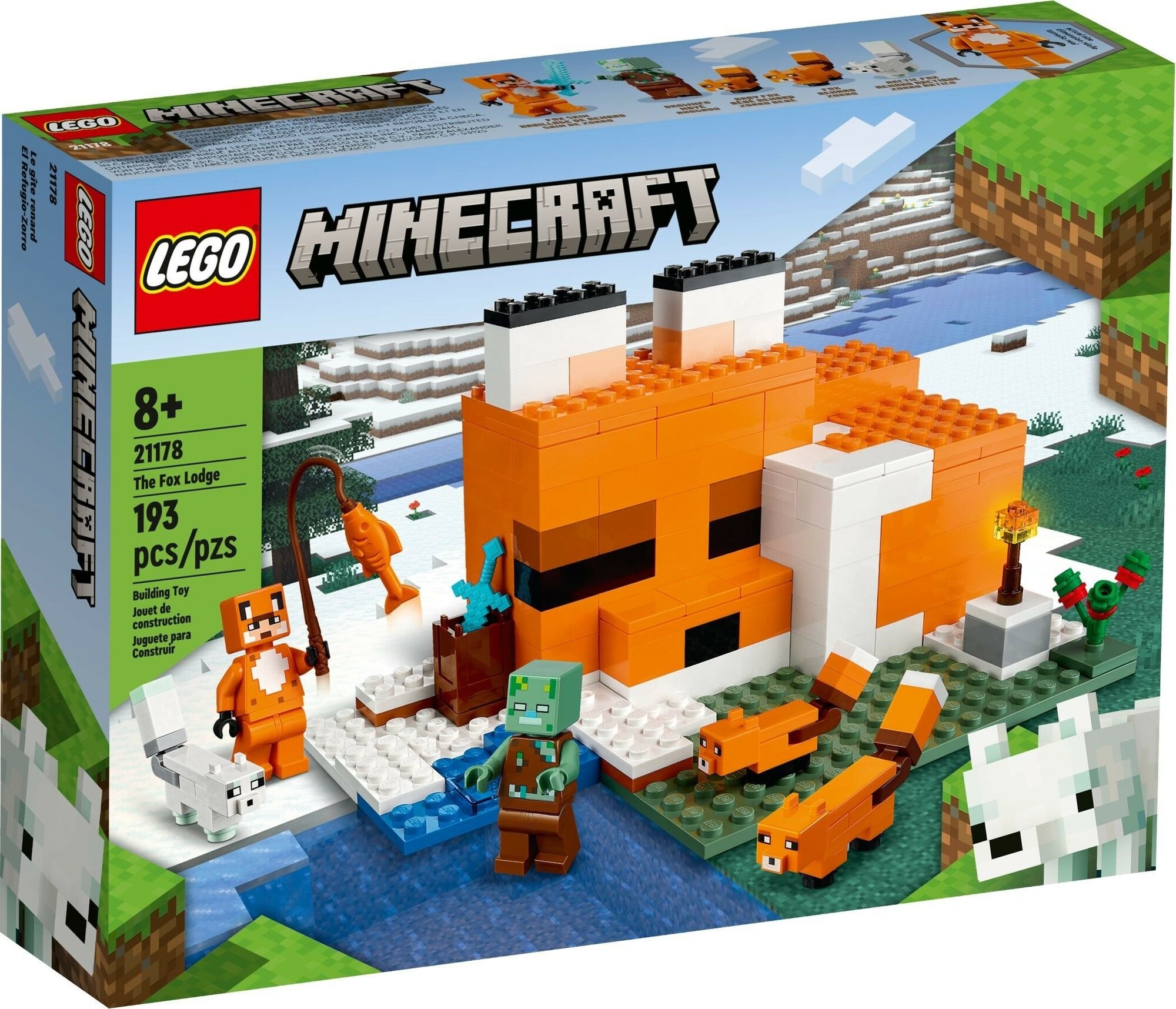 Конструктор LEGO 21178 Лисья хижина