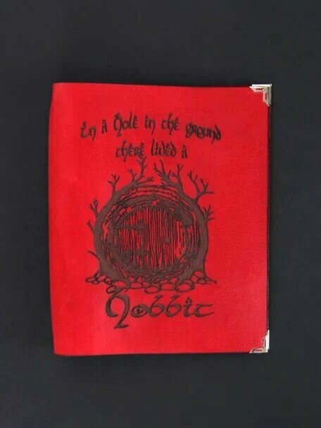 Блокнот на механизме из натуральной кожи ручной работы Lord of the Rings Хоббит