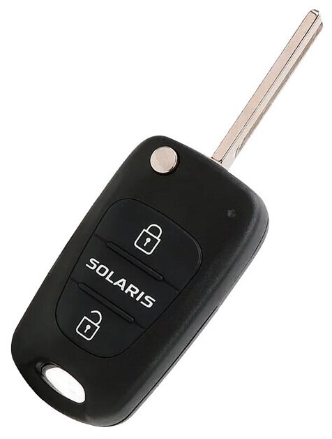 Корпус ключа зажигания Hyundai Solaris с выкидным лезвием, 3 кнопки