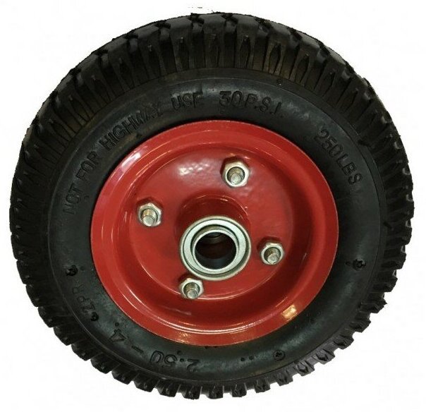 Колесо пневматическое симметричное, 200мм VicArt 2,5-4 D20 сим