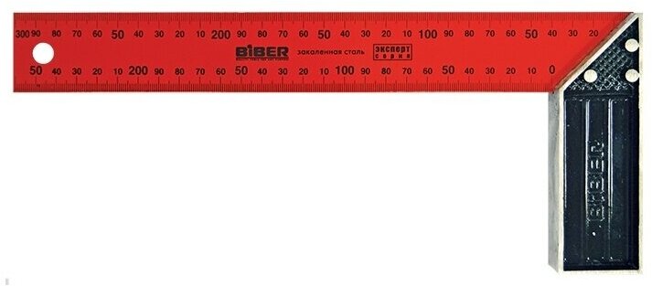 Угольник столярный Biber 40536 эксперт 250 мм