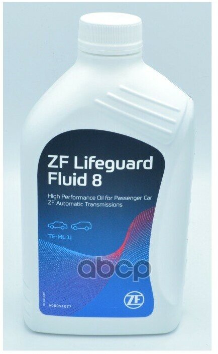 Масло трансмиссионное ZF LIFEGUARD FLUID 8, 1 л, 1 шт. — купить в ...
