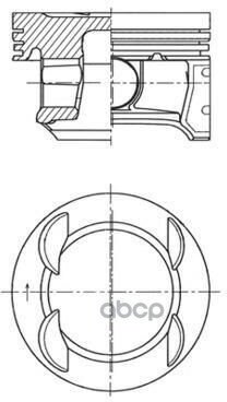 Поршень dm.73.40x1.2x1.2x2.0 STD Цена за 1 шт. KOLBENSCHMIDT арт. 41007600