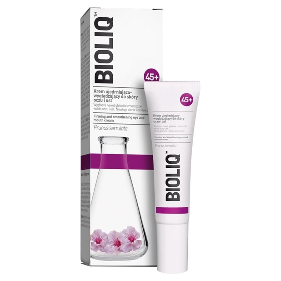 Крем для ухода за кожей Bioliq 45+ подтягивающе-разглаживающий для кожи вокруг глаз и губ, 15 мл