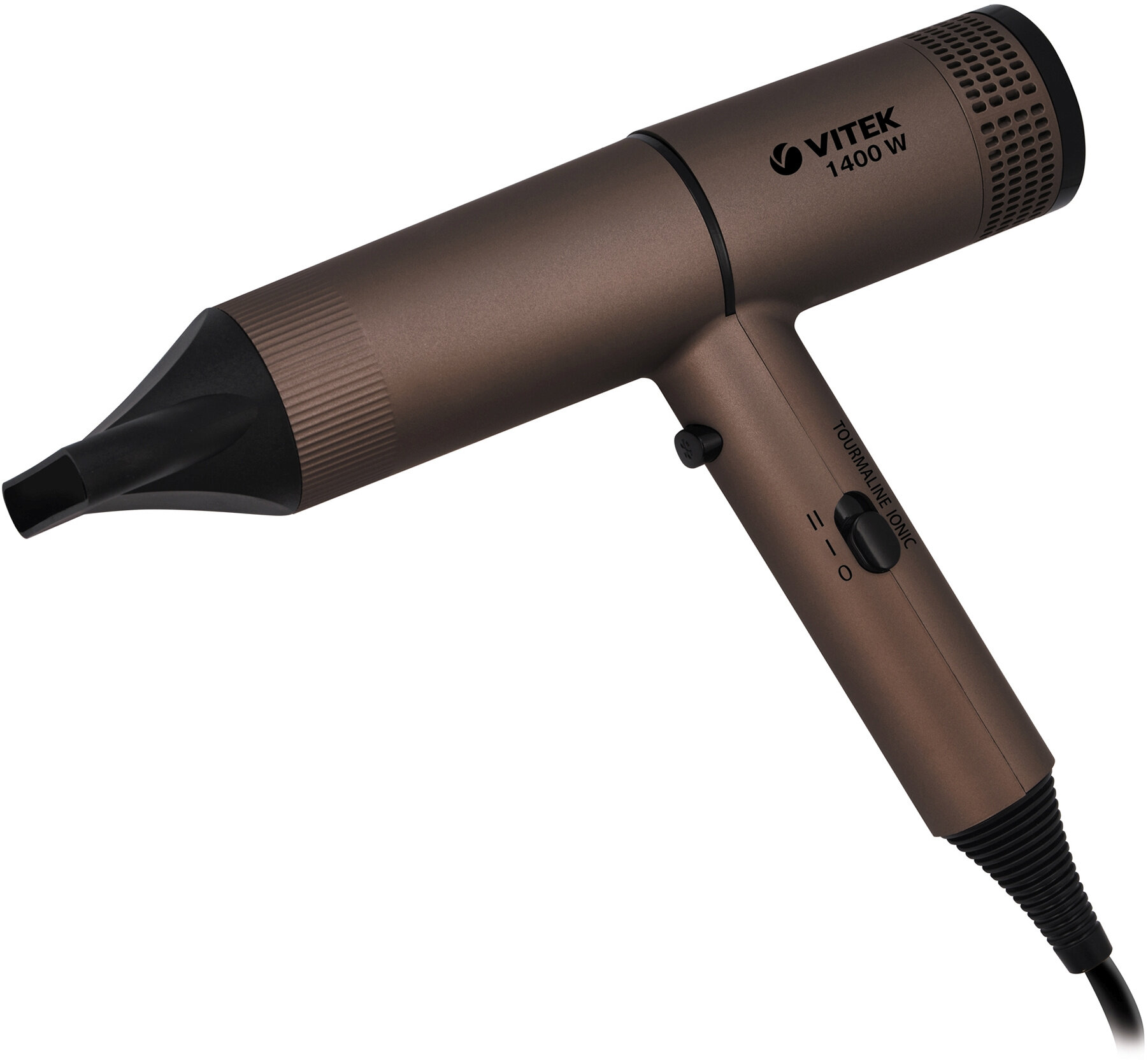 Фен Vitek VT-2233 1400 Вт коричневый