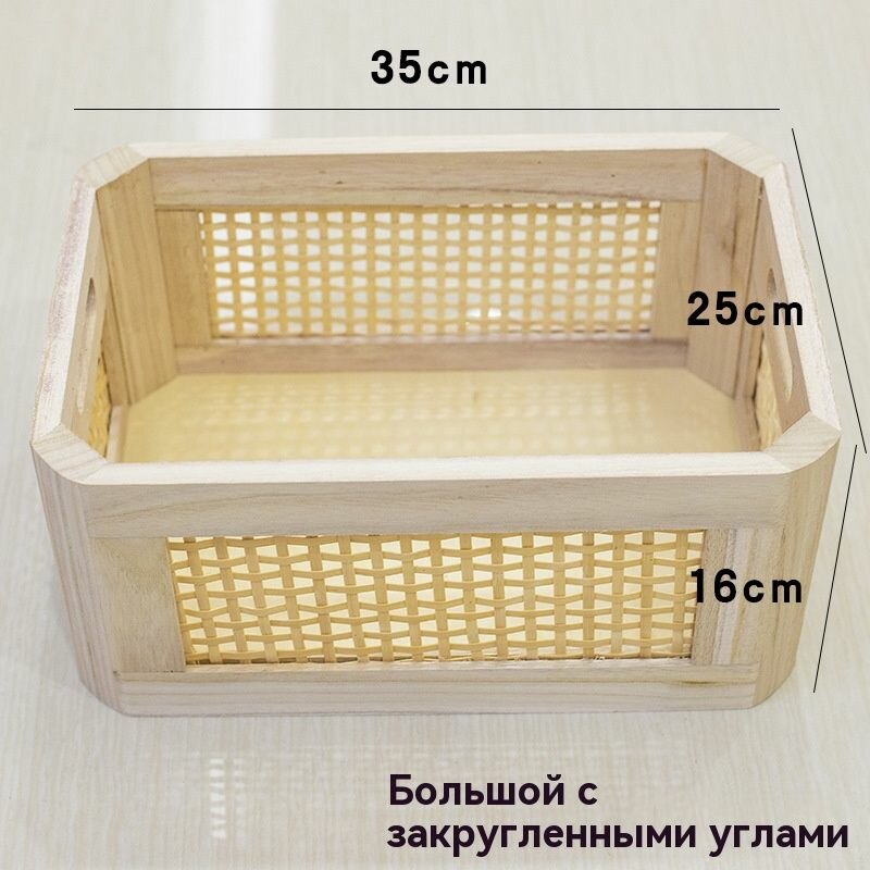 Деревянный органайзер из ореха для книг/документов: набор с ящиками для гостиной, ручная шлифовка бесшовная конструкция