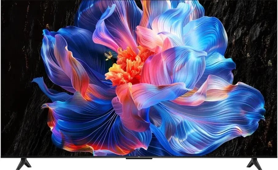 65" Телевизор TCL 65P6K черный 3840x2160, 4K UltraHD, 60 Гц, Wi-Fi, Smart TV, Google TV