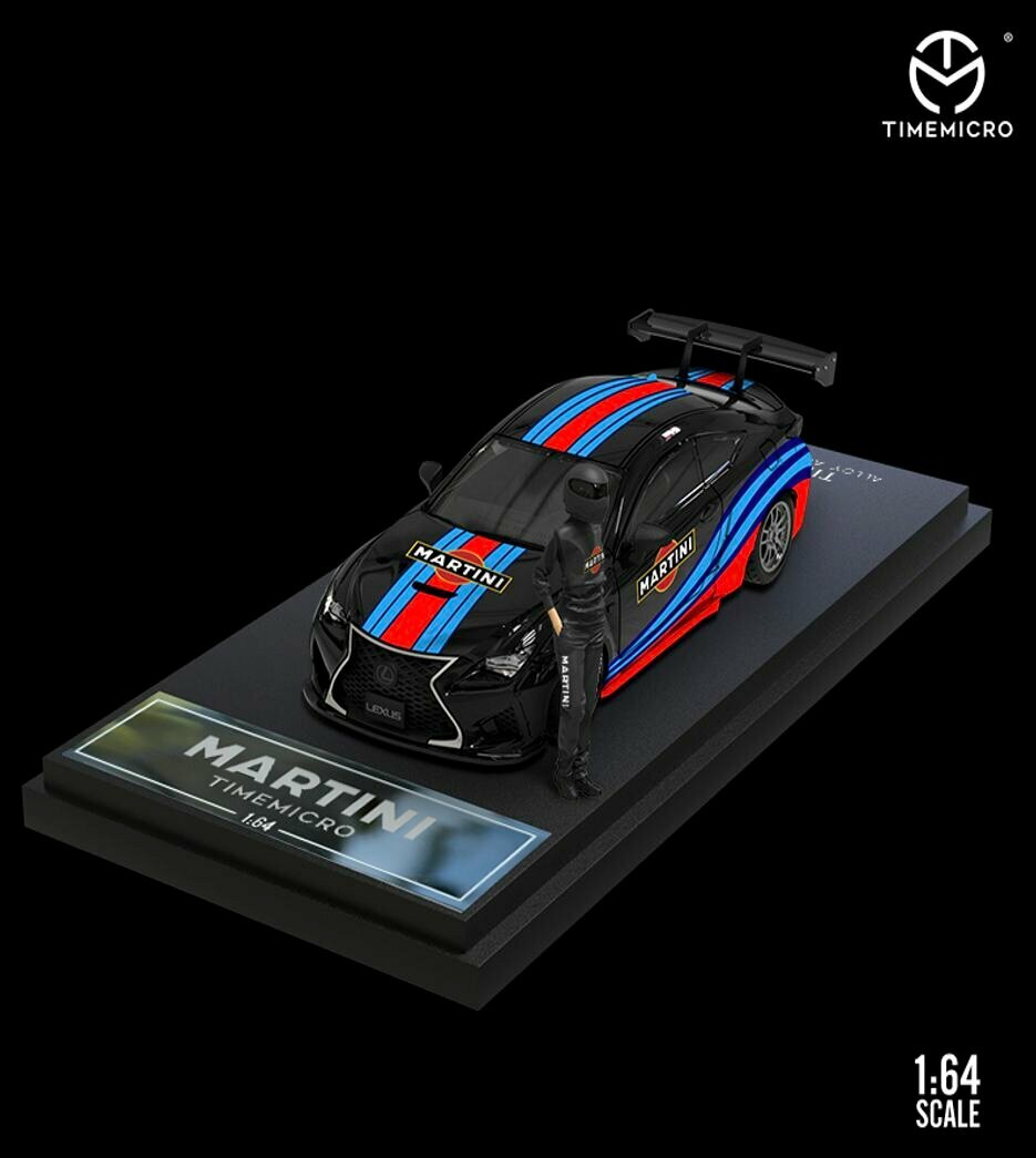 Коллекционная машинка TIME MICRO 1:64 Lexus Martini black