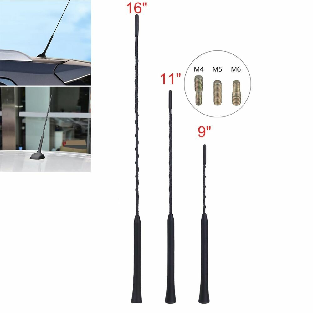 Универсальная автомобильная мачтовая штыревая антенна на крышу стерео радио FM/AM с усиленным сигналом для VW