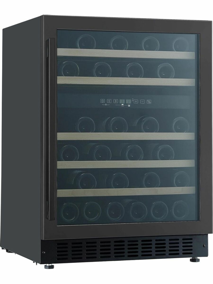 Винный шкаф Hyundai HBWC 0861 DU, черный