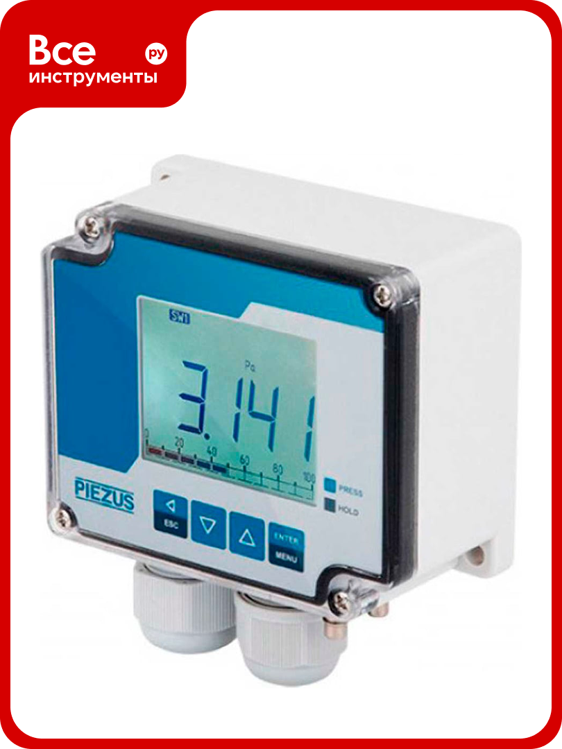 Датчик‑реле PIEZUS APZ 2035 дифференциальное давление HVAC (овик) с выходом, защита IP54, монтаж, арт.