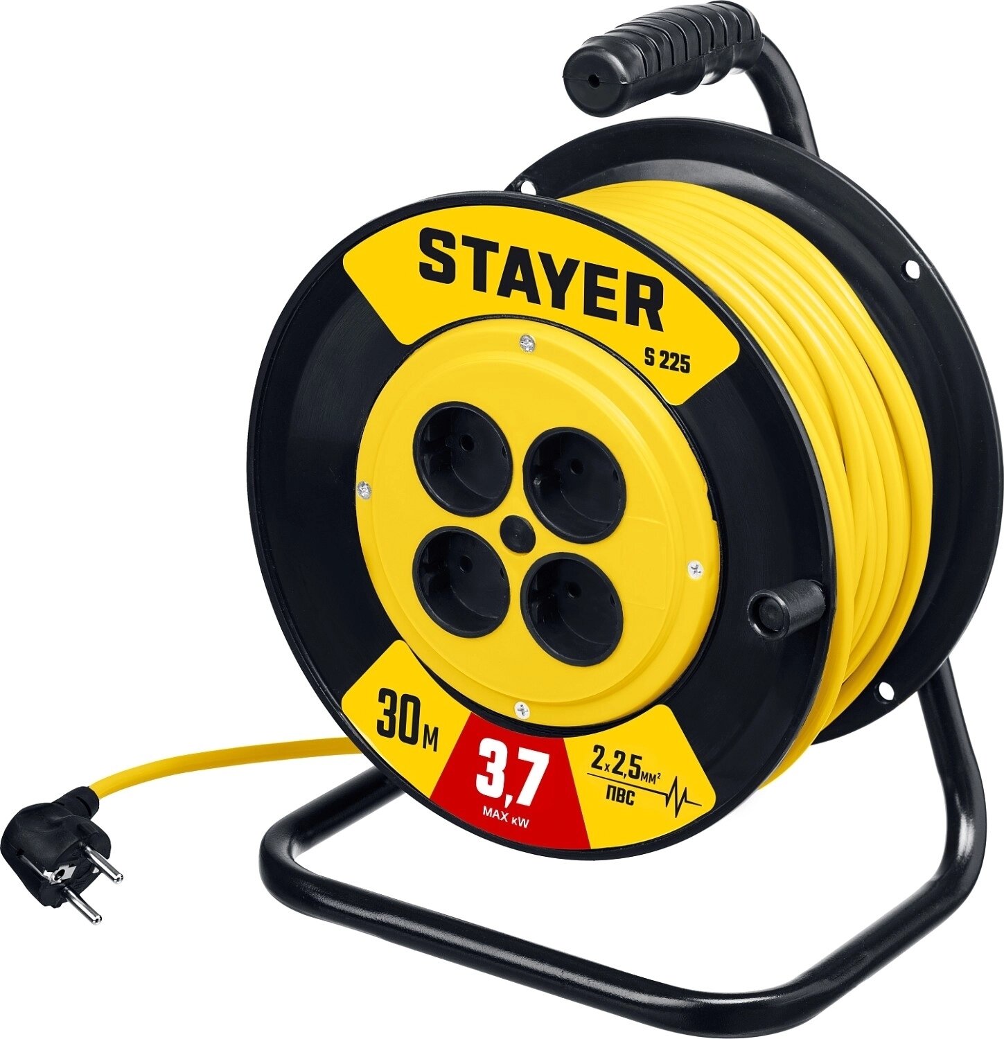 Силовой удлинитель на катушке STAYER 55070-30