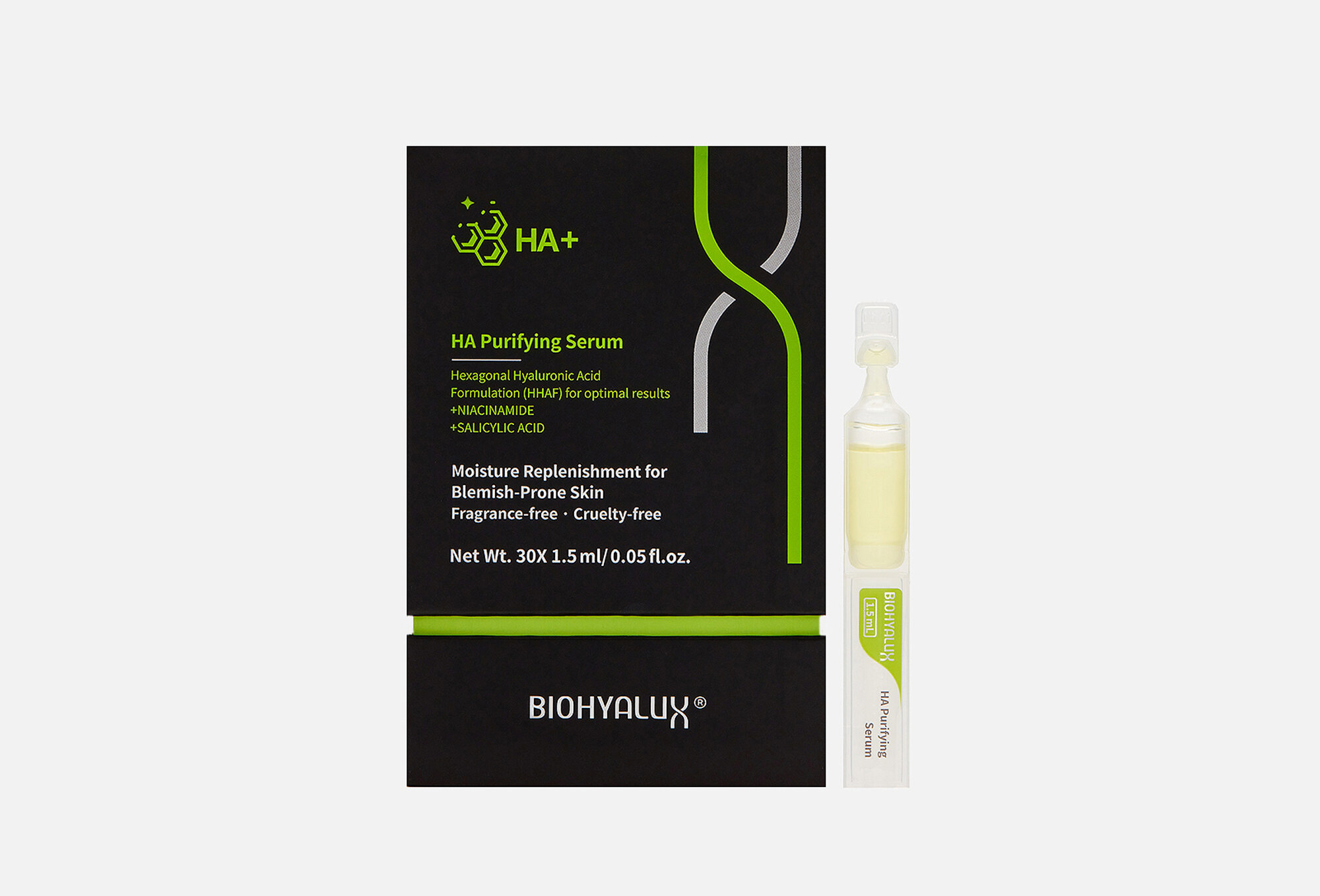 Матирующая сыворотка для проблемной и жирной кожи BIOHYALUX на Purifying Serum 1.5 мл