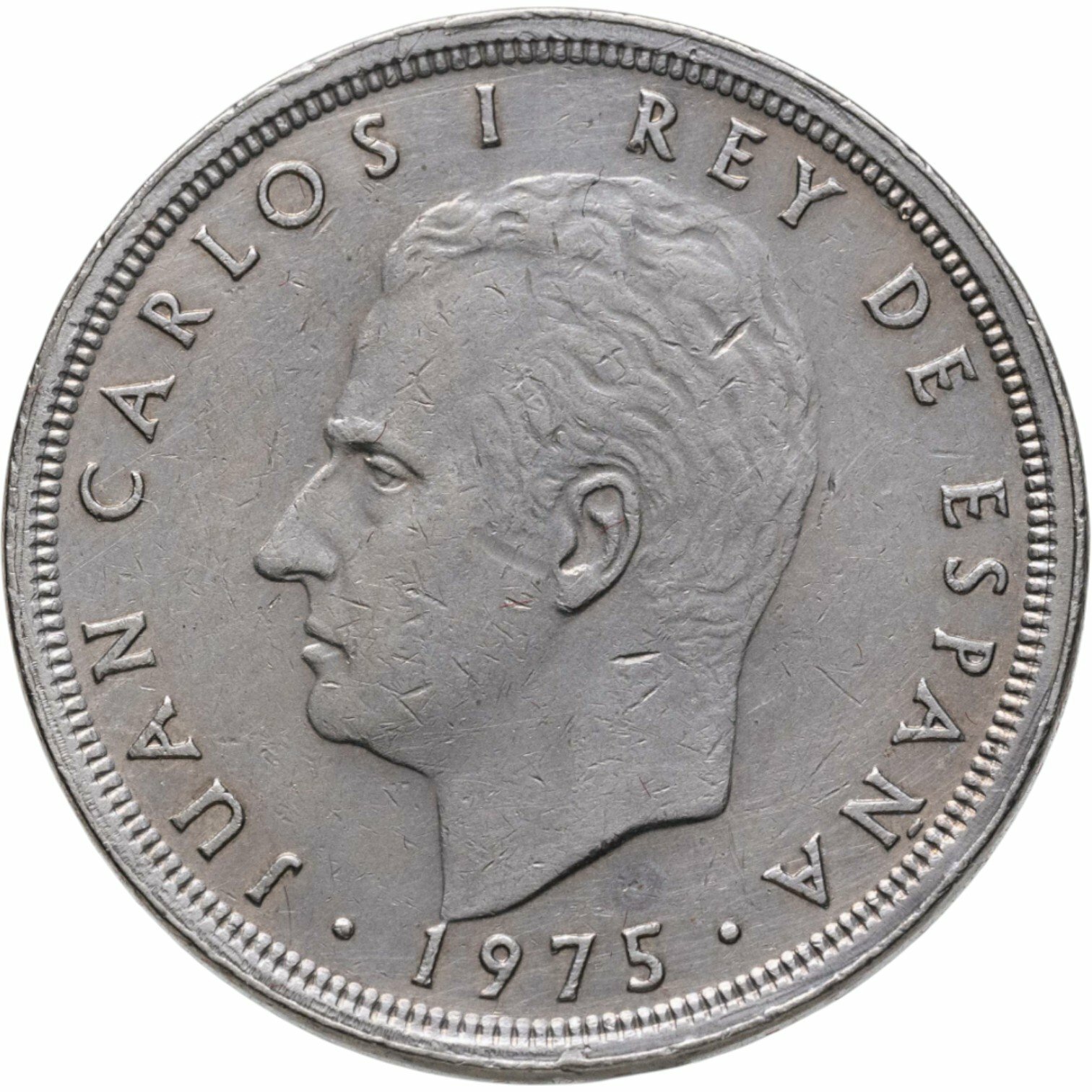 Испания 50 песет (pesetas) 1975 // 1980 внутри звездочек