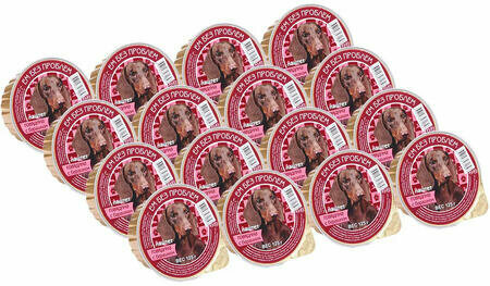 ЕМ без проблем 125 г консервы для собак говядина с барашком ламистер