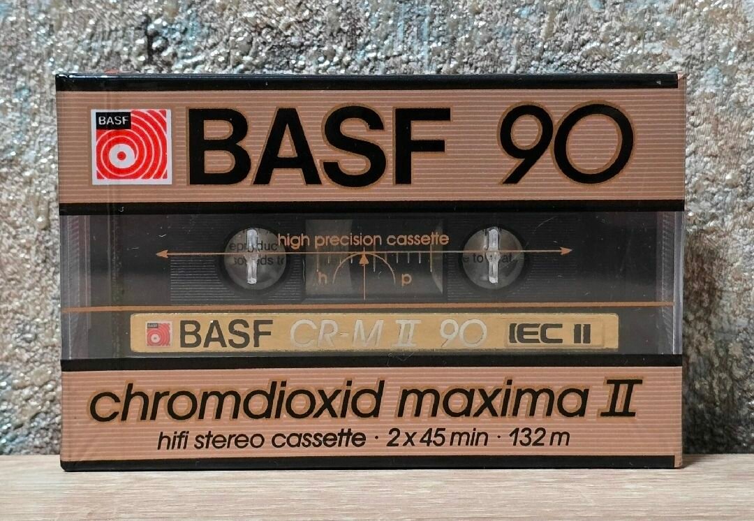 Аудиокассета BASF chromdioxid maxima II
