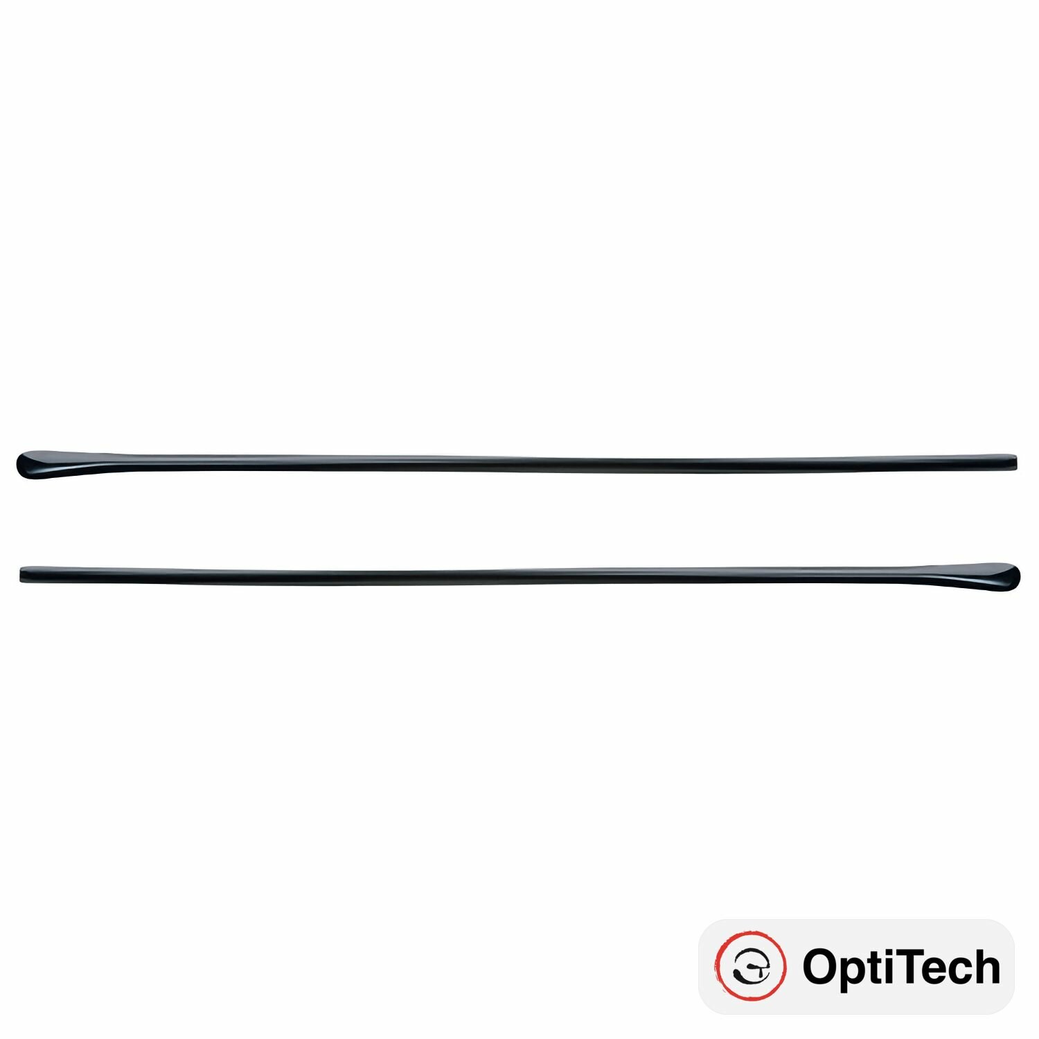 Наконечники на заушники (дужки) очков от OptiTech, удлиненные на всю длину заушника 135 мм. для круглых дужек, тонкие, отверстие 1.0 мм, диаметр 2.20 мм. чёрные, 2 штуки