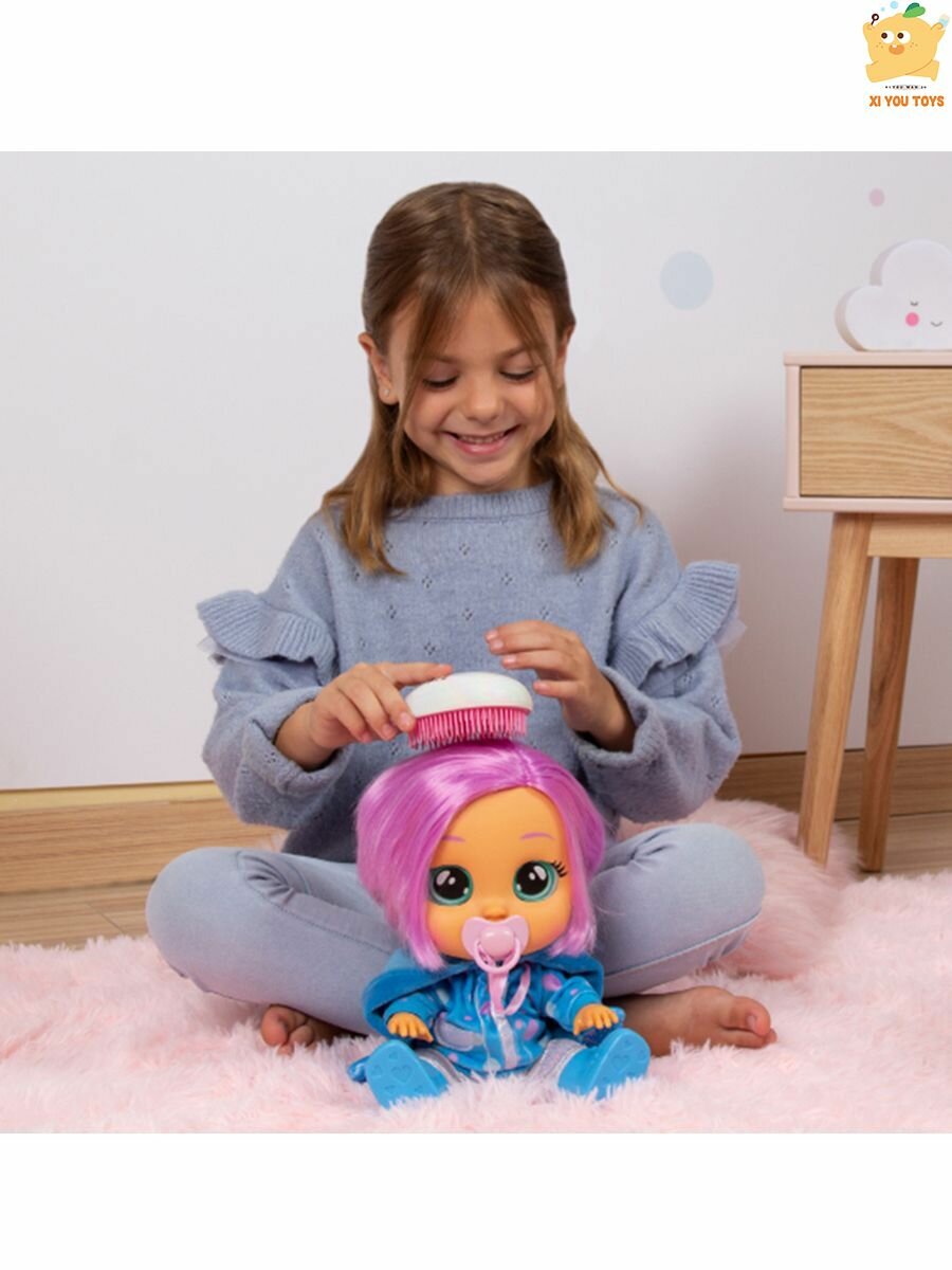 Край Бебис Куклы IMC Toys Cry Babies Dressy Tina / Интерактивная Аниматронная Кукла В Костюме Динозавра - Идеальный Подарок Для Детей