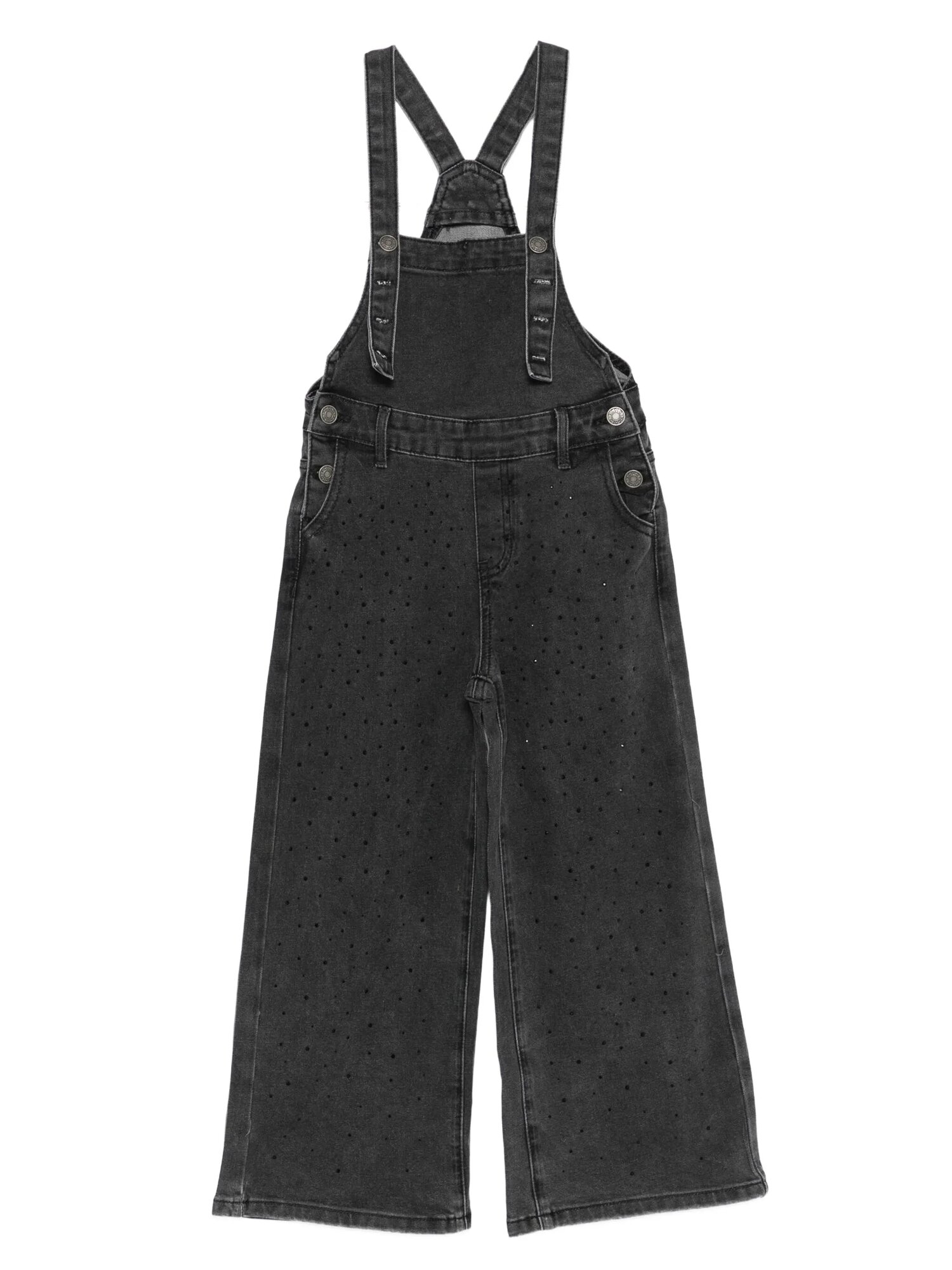 Комбинезон Strass-embellished denim salopette