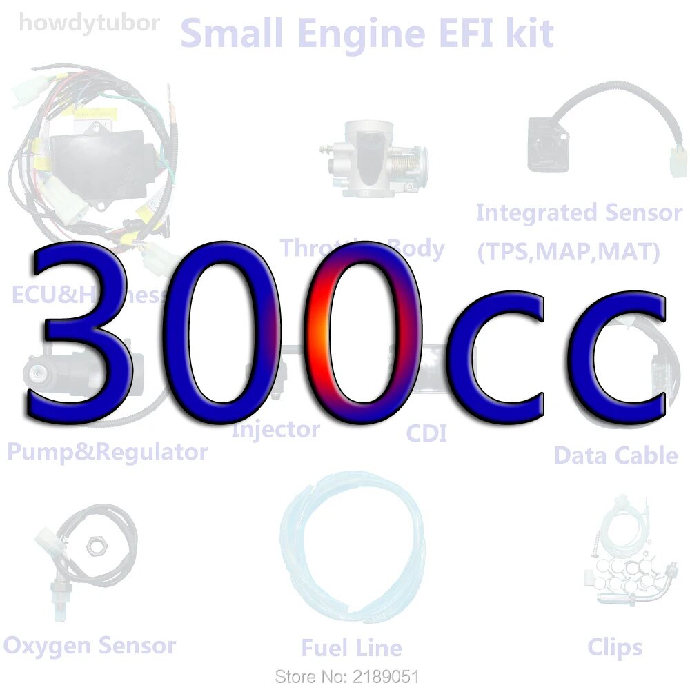 Мотоцикл ATV Скутер питбайк Багги БПЛА мопед EFI небольшой двигатель электронный набор для впрыска топлива GY6 для микросквирта 4 stroke (4T) engine, 300cc