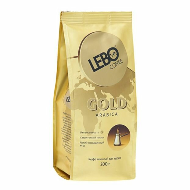 Кофе Lebo Gold Arabica молотый 200 г