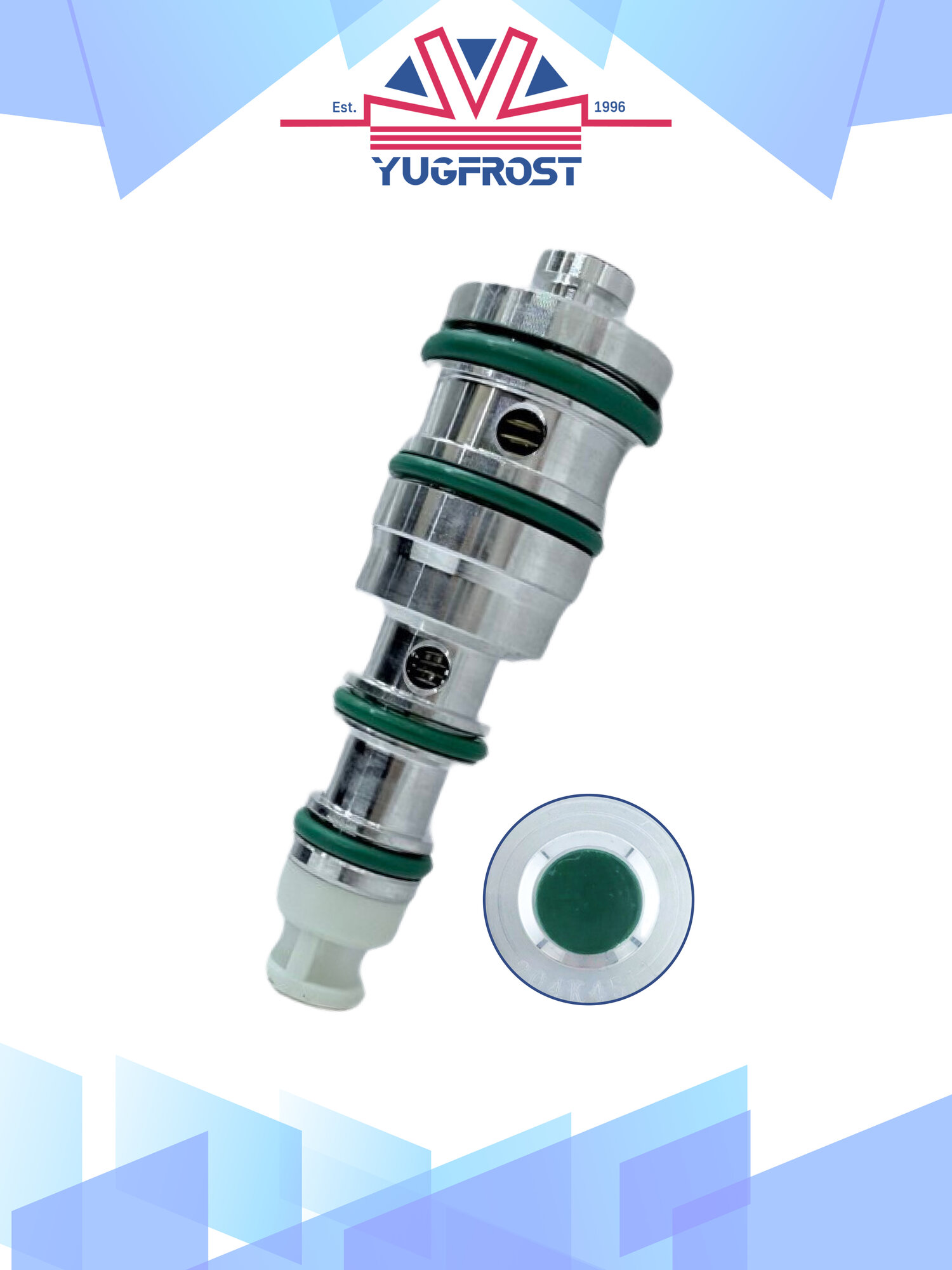 Клапан управляющий компрессора кондиционера GM V5 зеленый