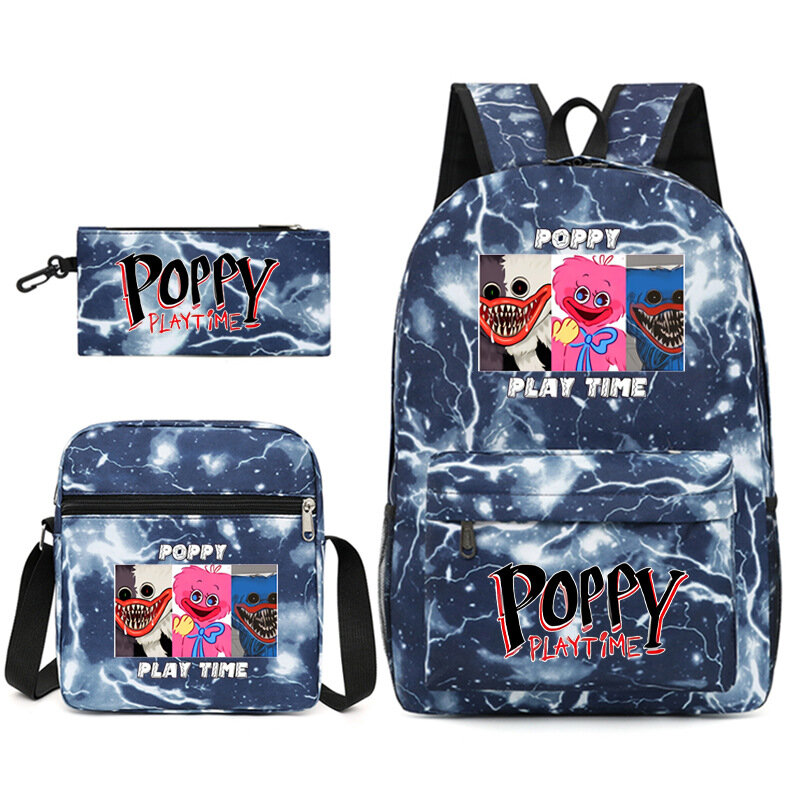Внешняя торговля Poppy Play Time Poppy Play Time Starry Sky комплект из 3 предметов рюкзак сумка через плечо пенал