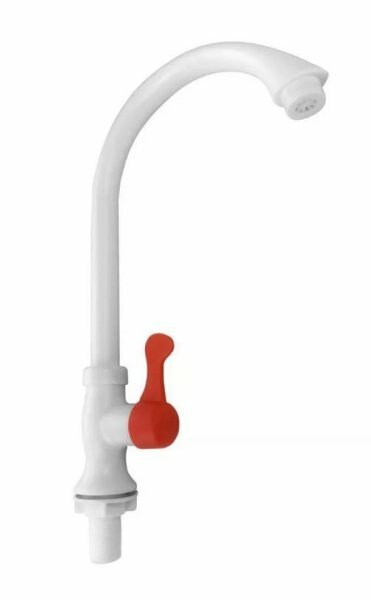 Кран на одну воду BRIMIX бел металлокерам из пластика АБС