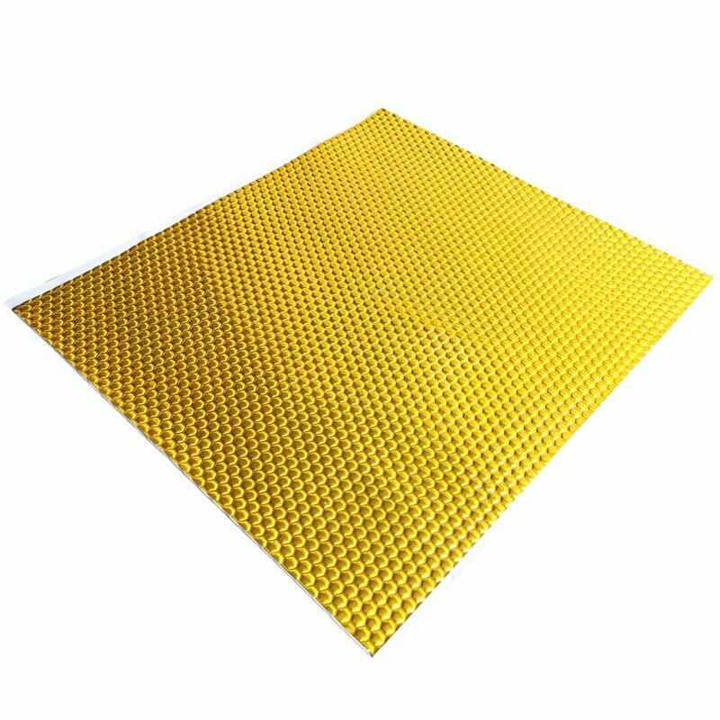 Шумоподавляющая материя самоклеющаяся, демпфирующая битумная плёнка с пеной, для водопроводных труб, автомобиля и ванной комнаты