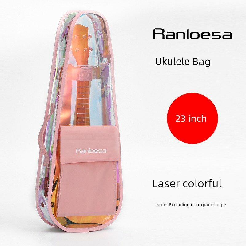 Чехол для укулеле, лазерный прозрачный чехол для укулеле, 23inch сумка, 26inch чехол, рюкзак, коробка для укулеле