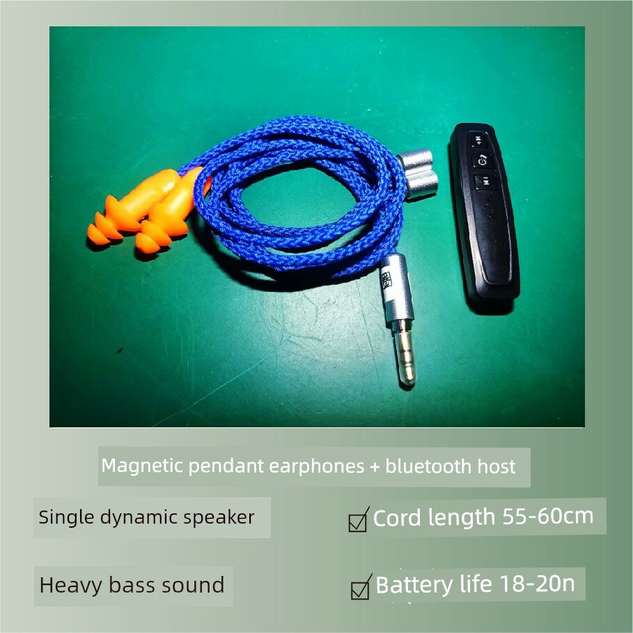 Имитация заводских шумоподавляющих Bluetooth-наушников-вкладышей с магнитным креплением для защиты органов слуха,