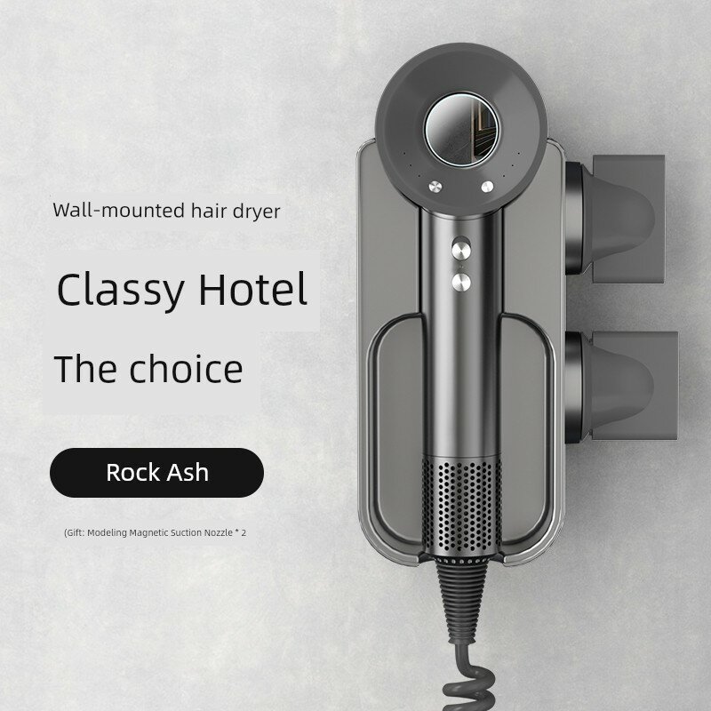 Настенный фен для отелей и гостевых домов, мощный, без сверления, портативный настенный фен для ванной комнаты Moyan
