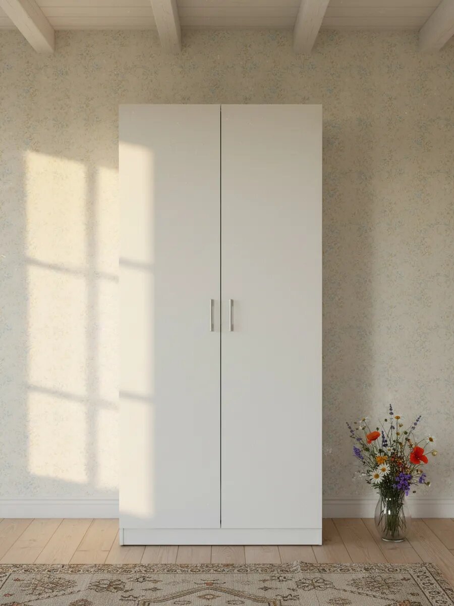 Шкаф FRESTER в спальню прихожую распашной с полками для одежды, от производителя