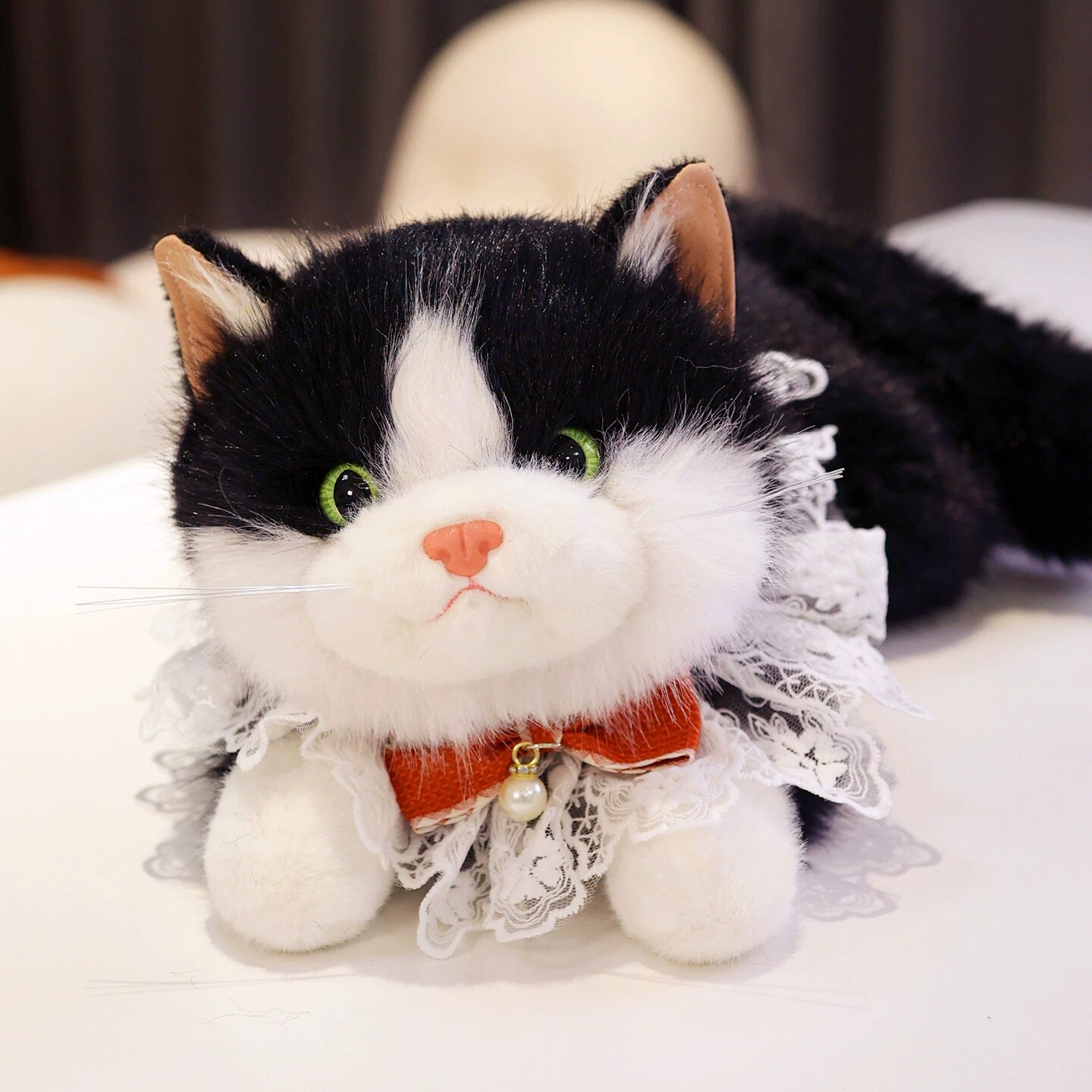 Игрушечная кукла-кошка рэгдолл, мягкая, для объятий, подарок на день рождения для девочек, милая кукла MDM Simulation