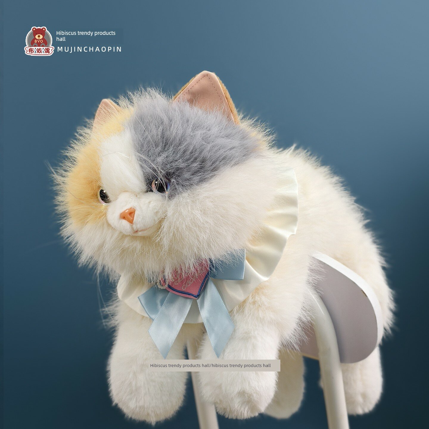 Настоящая милая реалистичная плюшевая игрушка в виде кошки Рэгдолл, креативный рюкзак-кошка с звуком,