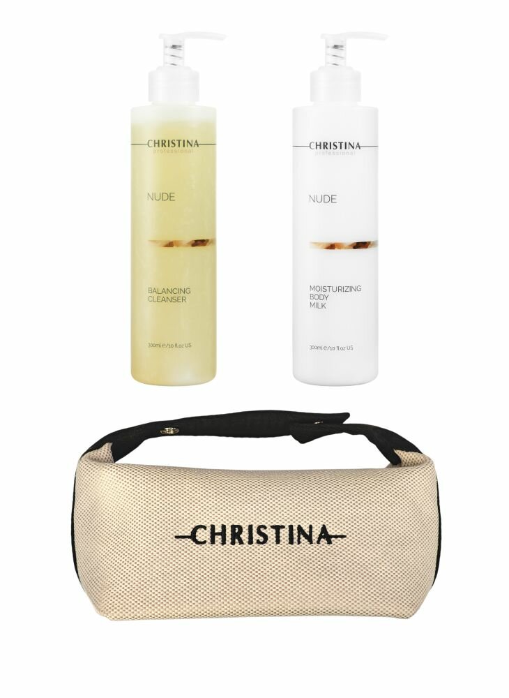 Nude Soft Therapy Набор для очищения и глубокого увлажнения кожи тела