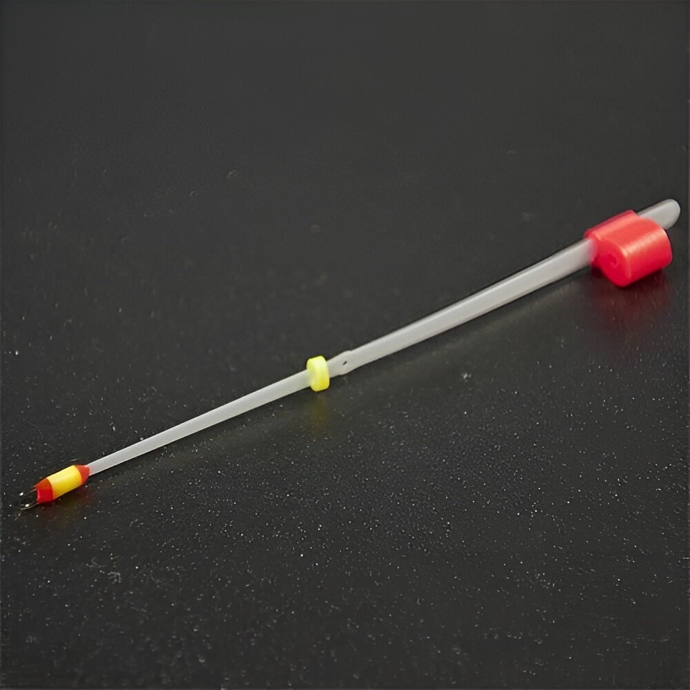 Сторожок Salmo "FIN", лавсановый, для зимней рыбалки, 10 см, белый, 10 шт