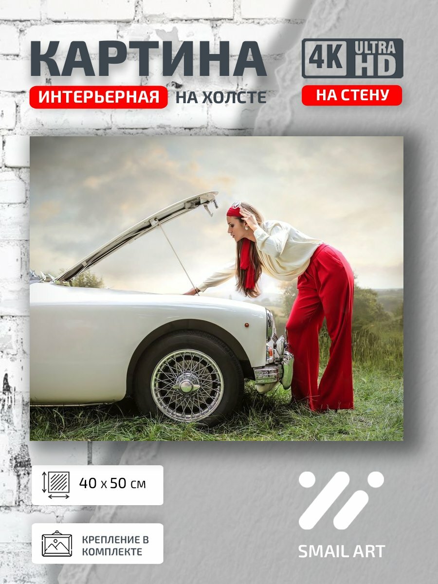 Картина на холсте интерьерная 40 на 50 на стену Поле Landscape для гостиной пейзаж интерьер