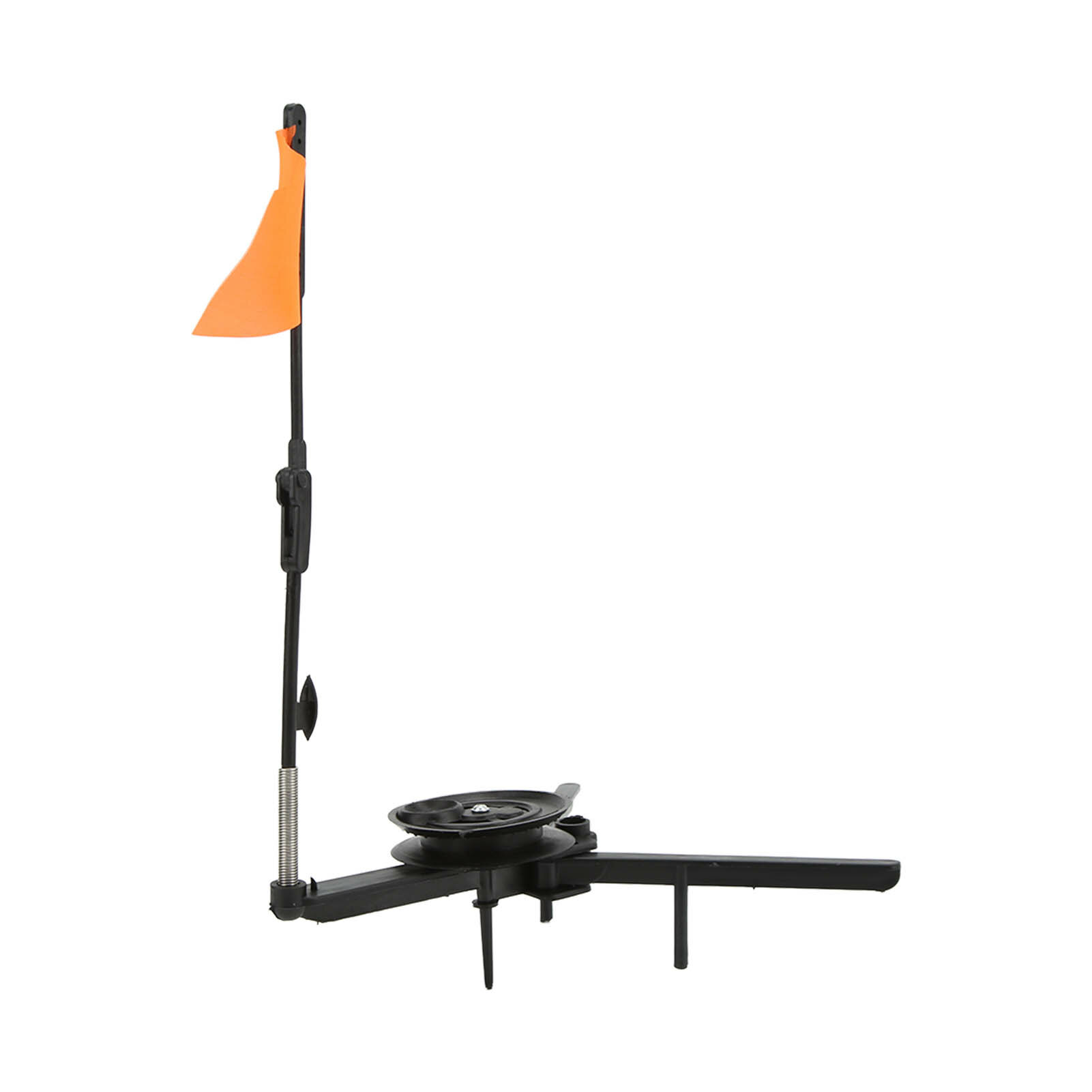Ice Fishing Tip Up with Reel Triangle Base Foldable Winter Rod Flag Pole Accessories