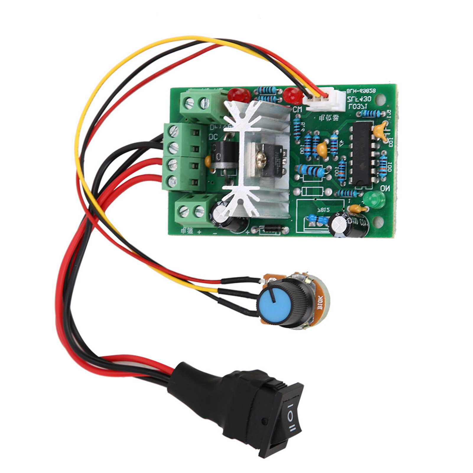 Sturdy DC Brush Motor Controller, High Conversion Efficiency Speed Controller Reversing Switch, Stable Performance for Motors Replacement Home control — фото 1