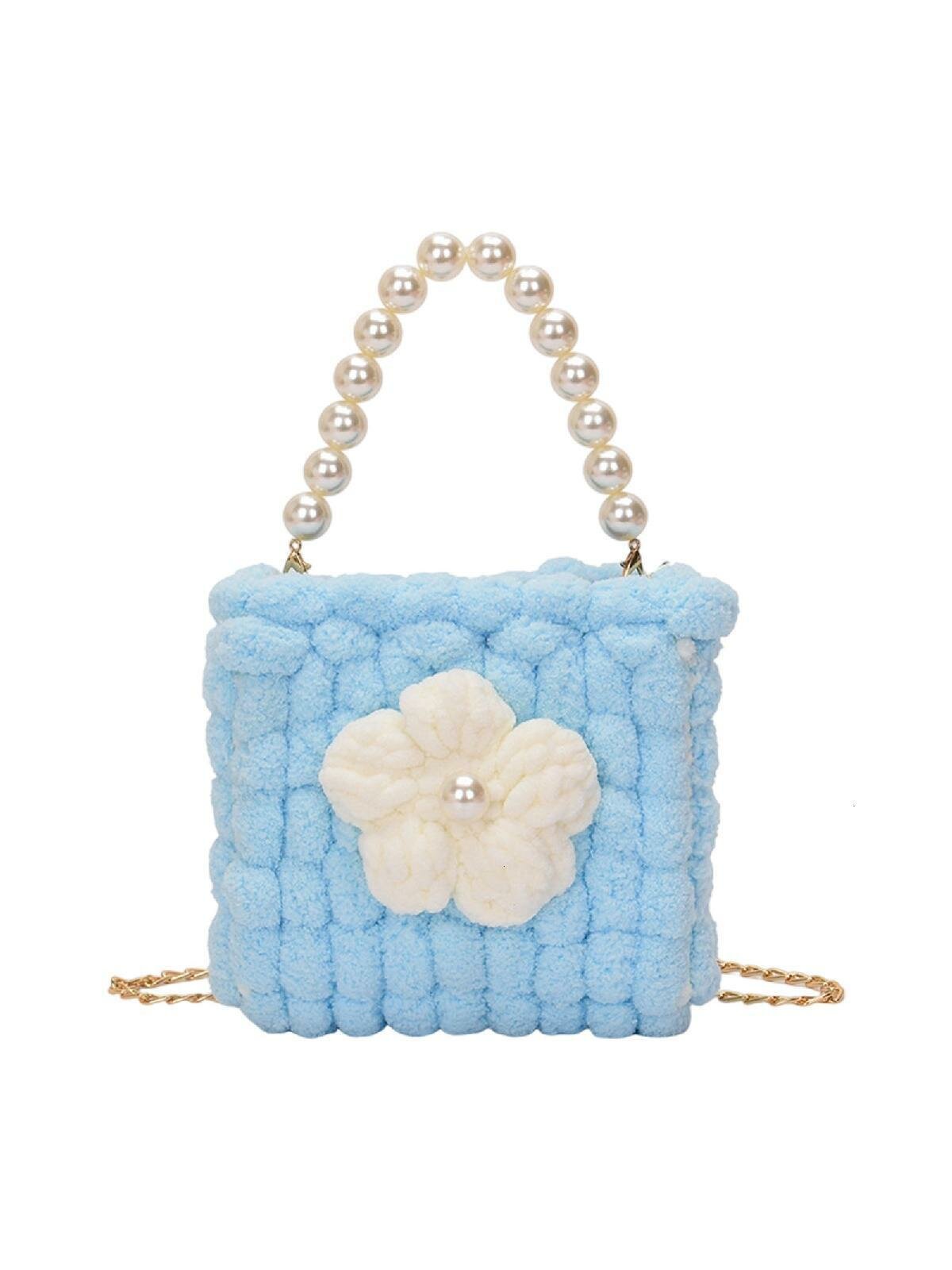 Практичная вязаная сумка для поездок на работу, легкая сумка-органайзер из ткани через плечо