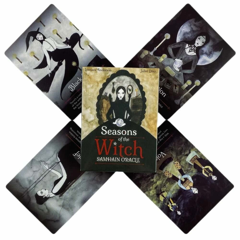 Карты таро Оракул Времена года ведьмы/Seasons Of The Witch Oracle Cards,44 шт