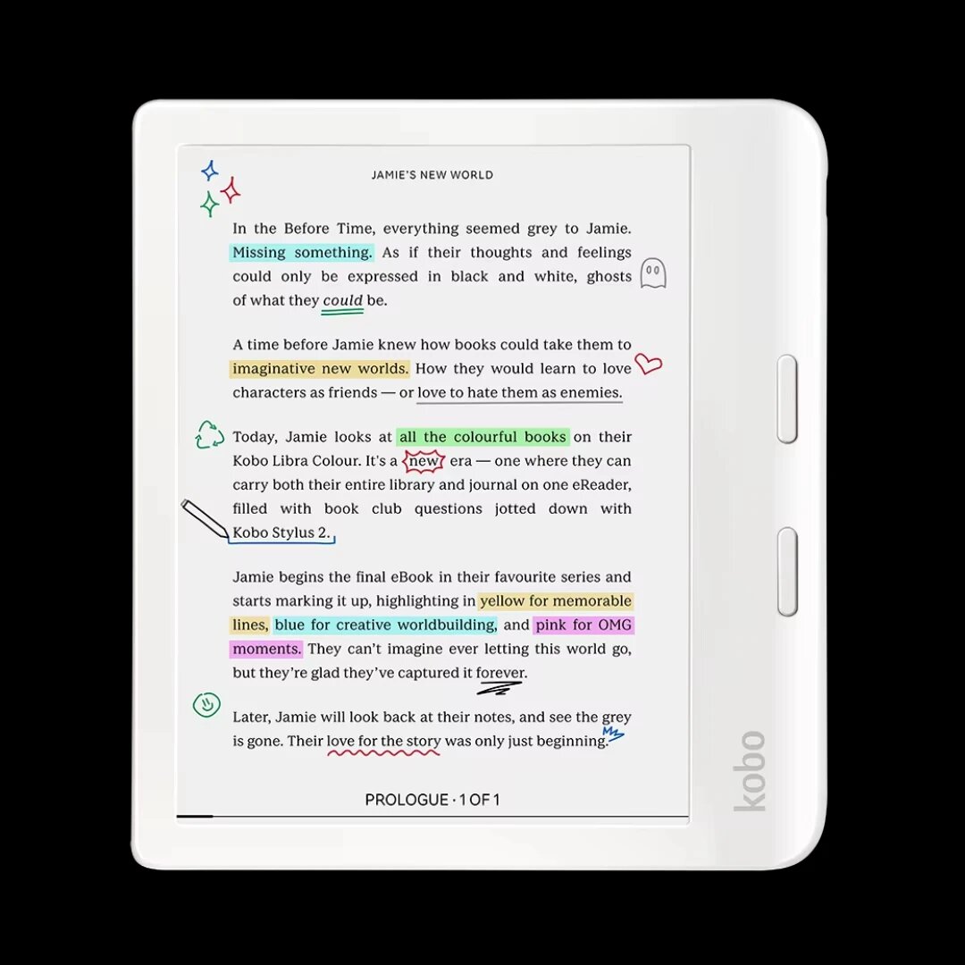 Kobo Libra Color электронная книга White