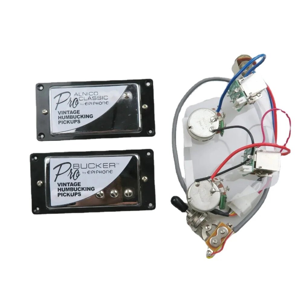 Звукосниматели Alnico Classic 57 PRO Bucker, CR BK With Wiring