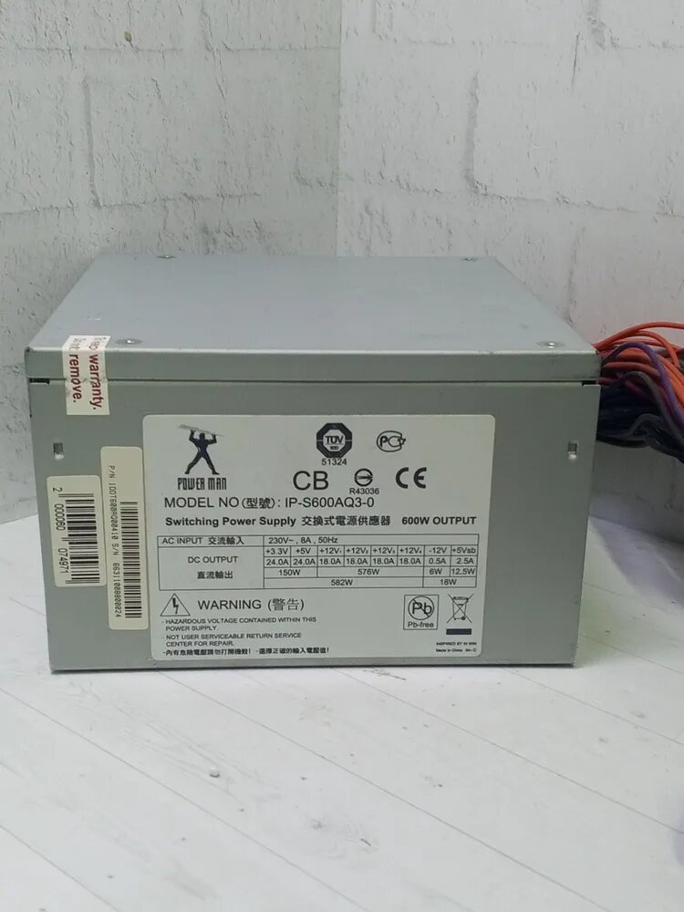 Блок питания PowerMan IP-S600AQ3-0 600W