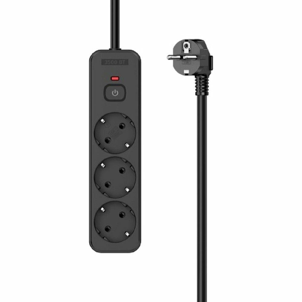 Perfeo Сетевые фильтры сетевой фильтр "REAL HOME" 3,0м, 3 розетки, 16А, 3500 Вт, тройная защита, черный
