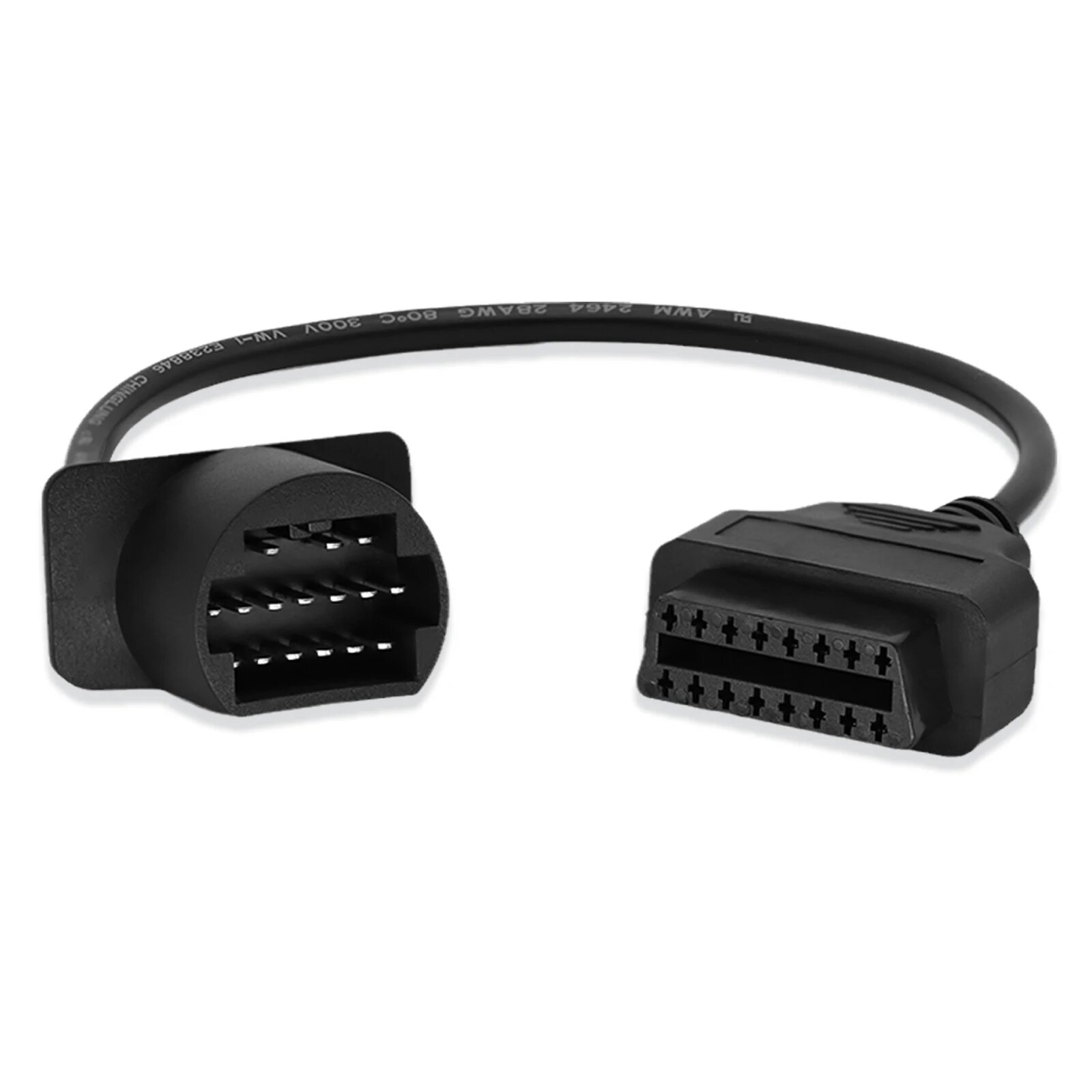 17-контактный диагностический кабель OBD для автомобиля Toyota до 2001 года, диагностический адаптер OBDII, 17-контактный кабель-адаптер OBD1 на 16-контактный OBD2 для Toyota