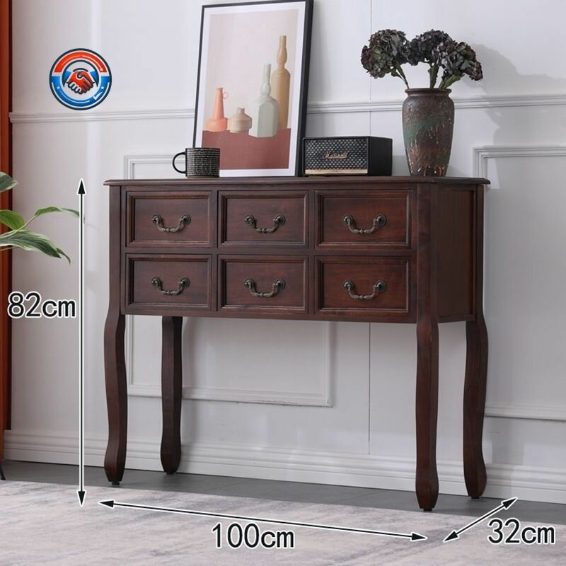 Узкий консольный столик для прихожей, компактный стол в коридор, тумба-приставка с полкой для обуви и ящиками, современная мебель для маленького холла